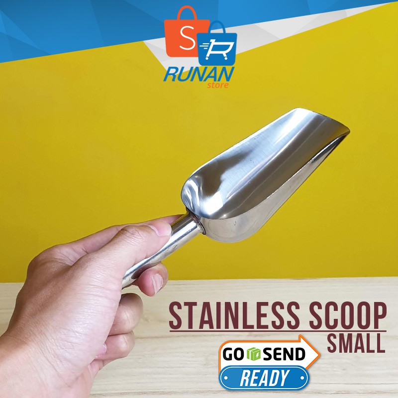 Jual Serokan Es Batu Stainless Kecil Sendok Kopi Ice Scoop - Small ...