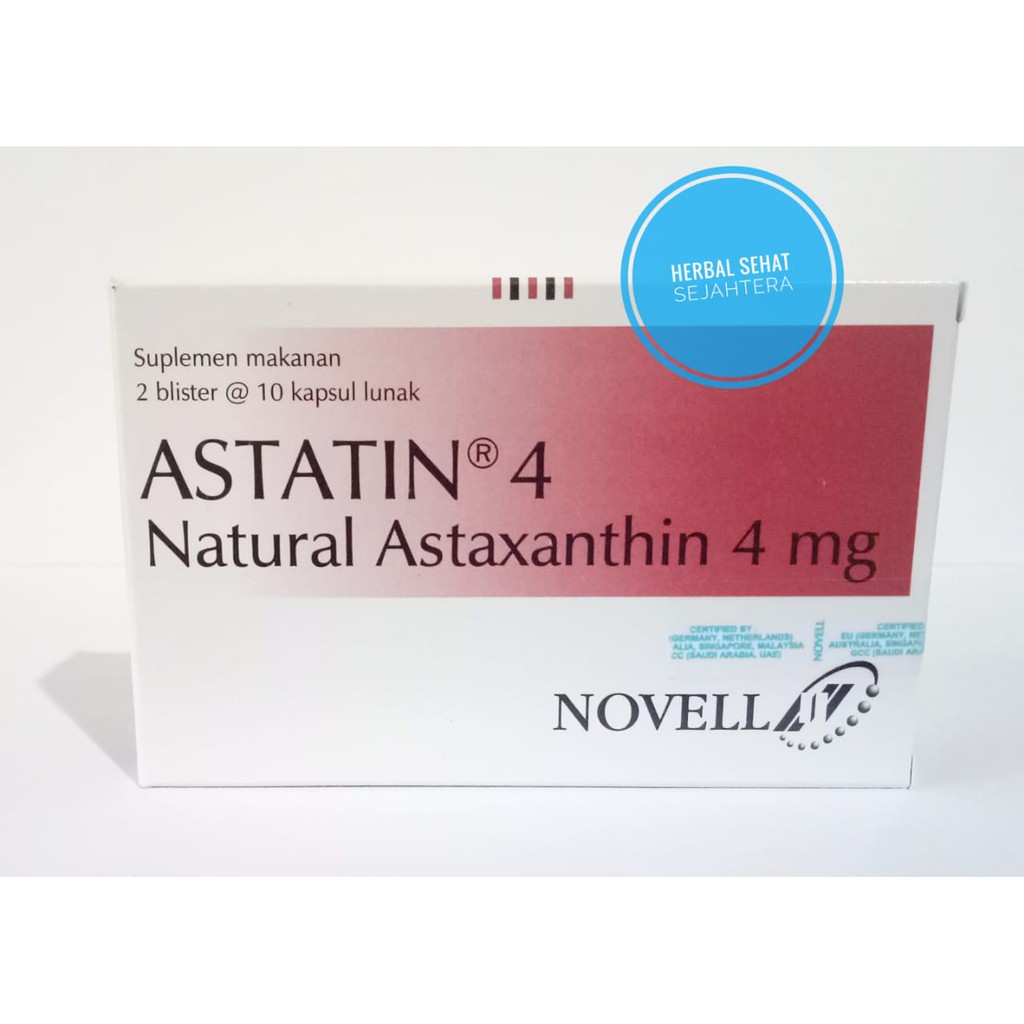 Jual ASTATIN 4 Astatin 4 astatin Kapsul Lunak - Membantu memelihara ...