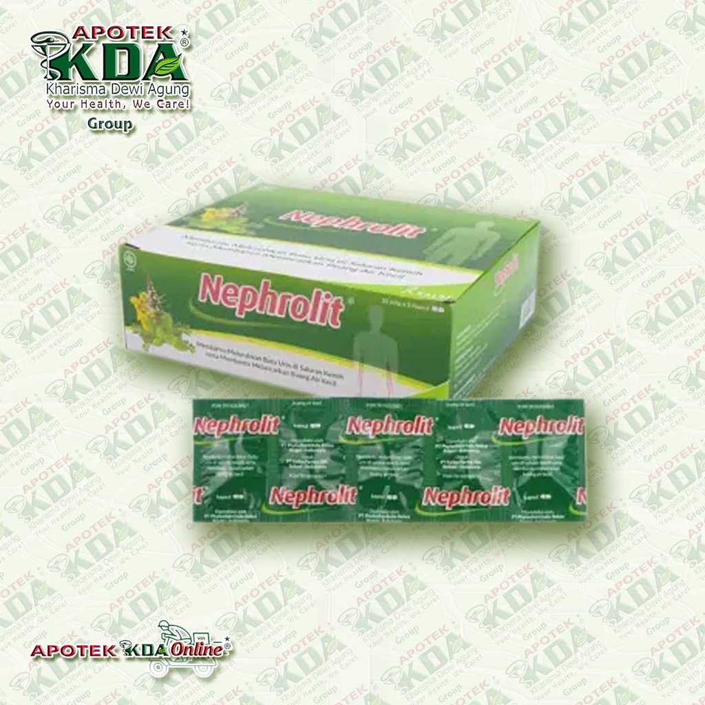 Jual NEPHROLIT 1 KEPING | OBAT MELANCARKAN BUANG AIR KECIL | Shopee ...