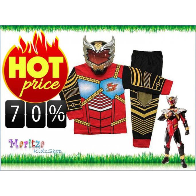 Jual BAJU ANAK / STELAN / KOSTUM TOPENG SUPERHERO SATRIA GARUDA BIMA X ...