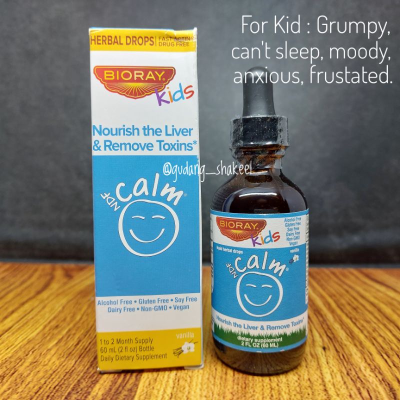 Jual Bioray Kids NDF Tummy Probiotic Blend / Focus / Calm / Happy ...