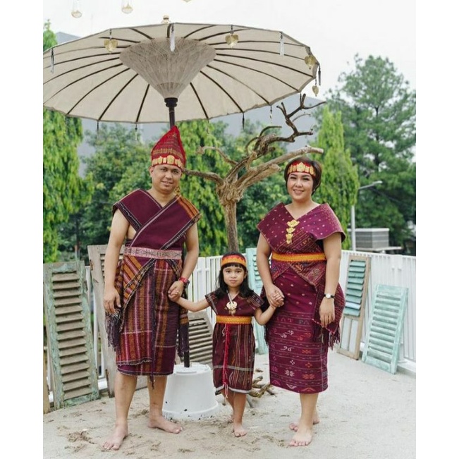 Jual Pakaian Kostum Adat Batak Anak Perempuan Baju Adat Anak Dari Ulos Sadum Batak Toba | Shopee ...