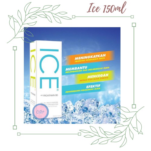 Jual Cairan Softlens Solution Ice 150ml Air Perendam Softlens Ice 150ml ...