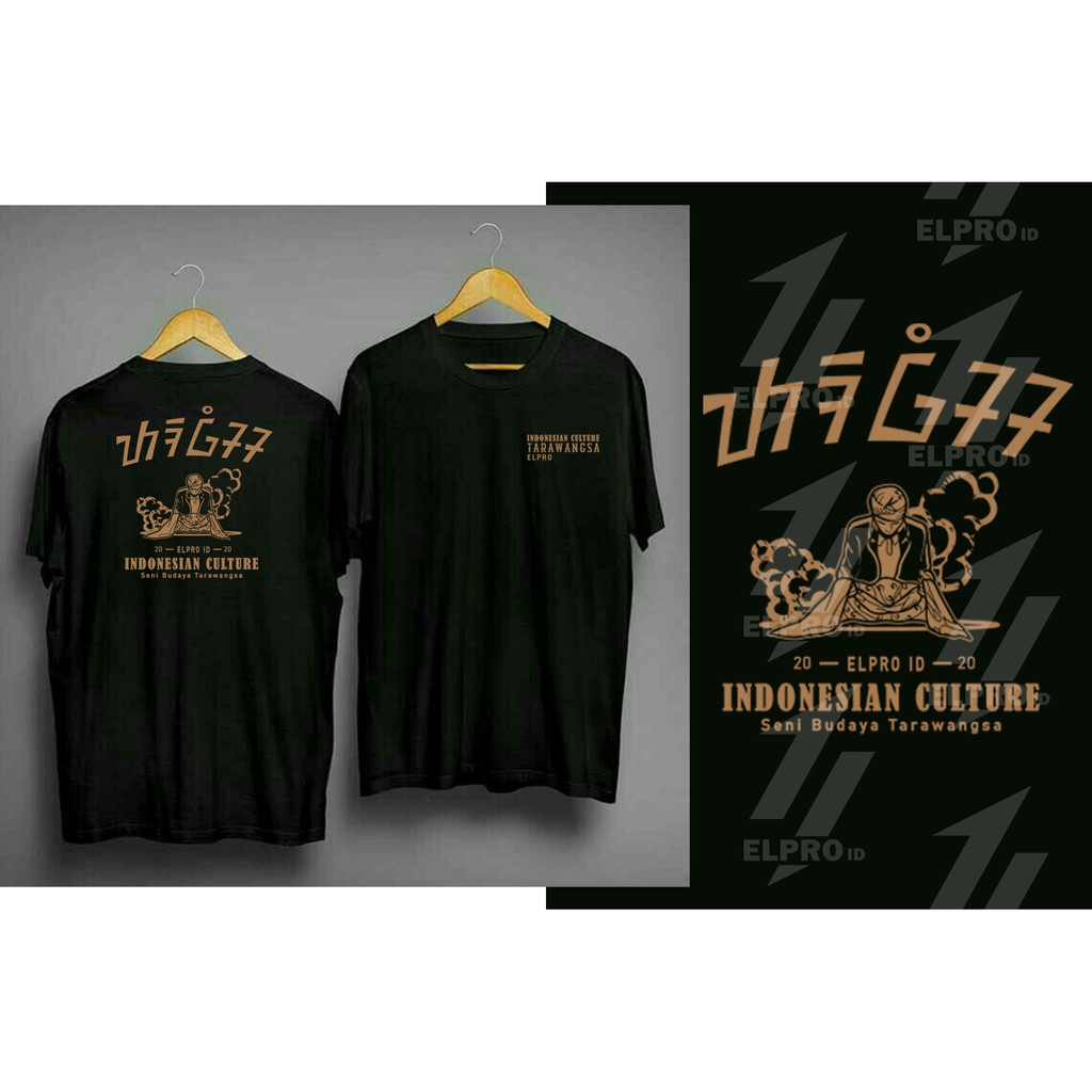 Jual KAOS BAJU DISTRO INDONESIAN CULTURE TARAWANGSA - ELPRO ID | Shopee ...
