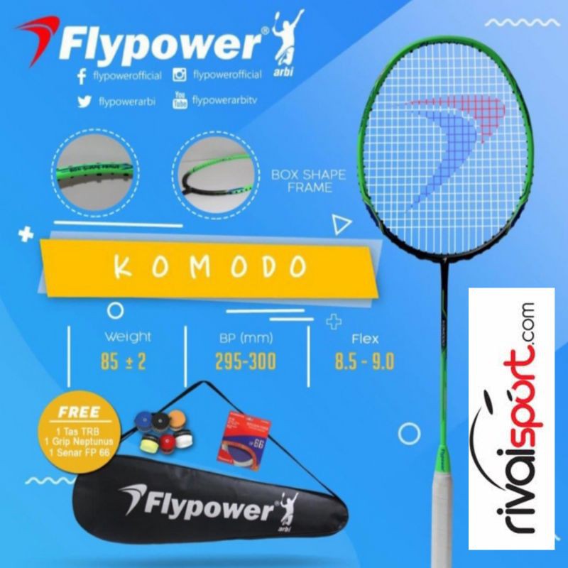 Jual Raket Flypower Komodo | Shopee Indonesia