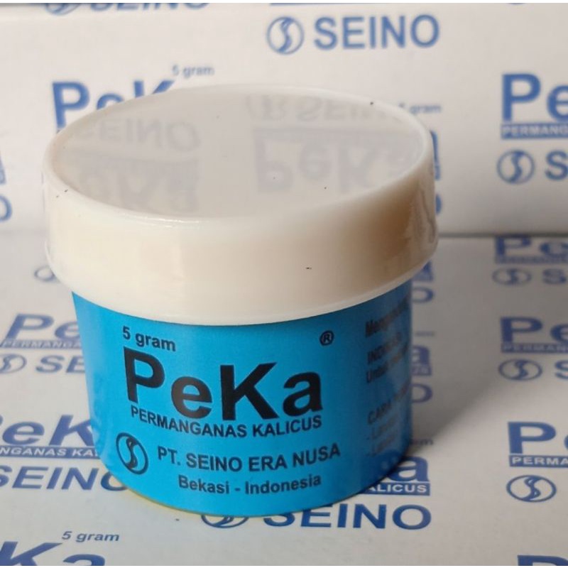 Jual Peka 5 gr Seino / Serbuk PK Peka Obat Kulit Permanganas Kalicus ...