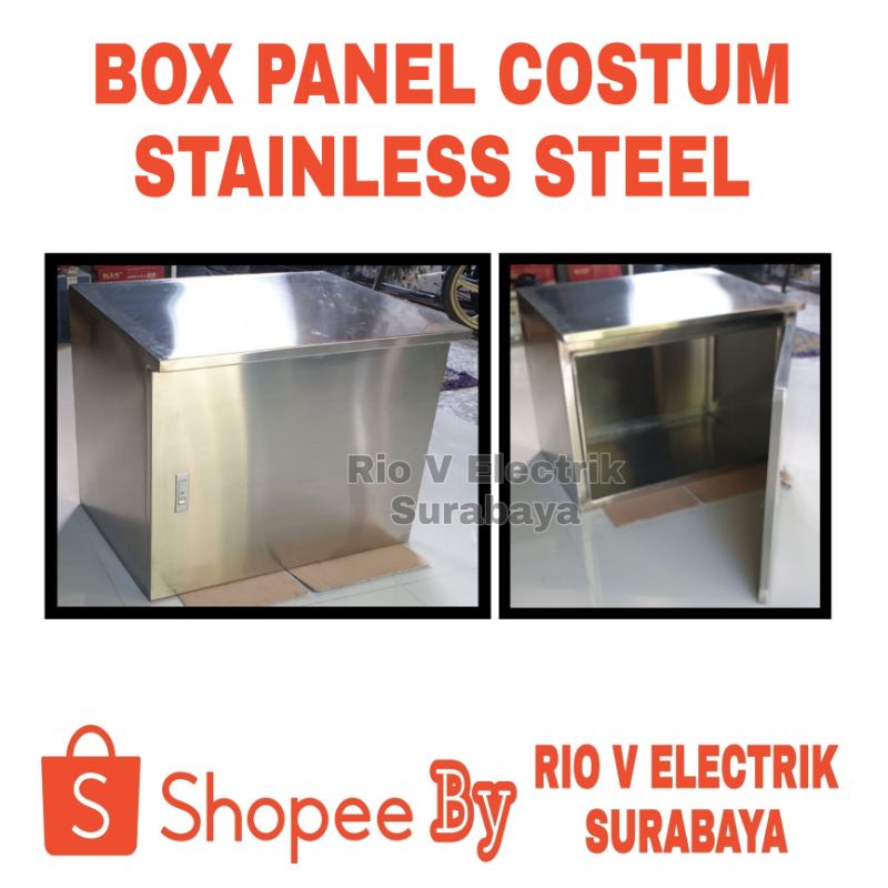 Jual BOX PANEL SS HL 304 50x70x50 cm plat STAINLESS STELL 500x700x500 ...