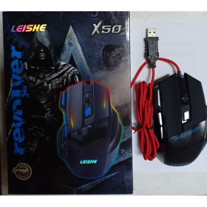 Jual Mouse USB Kabel Gaming Leishe X50 | Shopee Indonesia