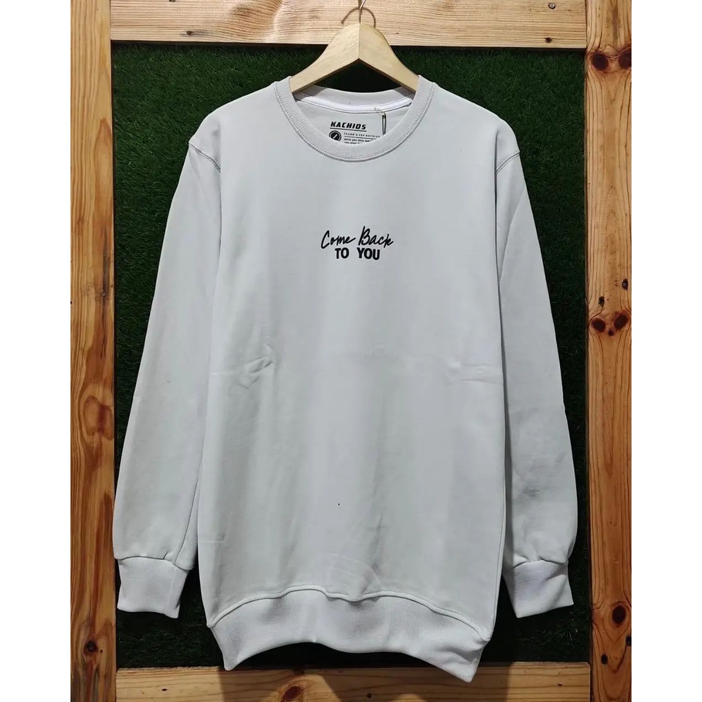 Jual IMPROVE Sweater Crewneck Putih Jepang Pria Distro Original Bandung ...