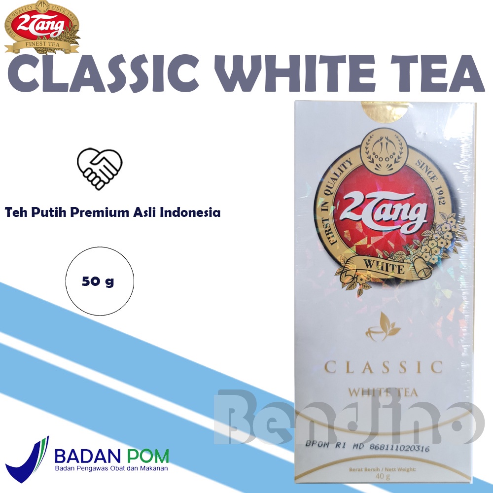 Jual SALE ! - 2Tang Classic Premium White Tea Leaf Box 40gr - 2 Tang ...