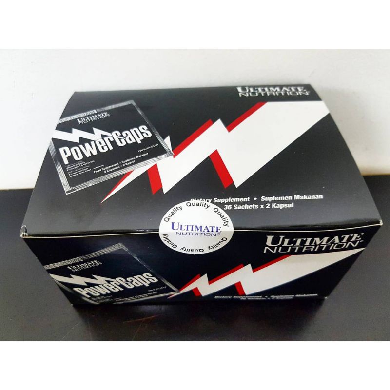 Jual Powercaps Ultimate Nutrition Pre Workout 36 Sachet | Shopee Indonesia