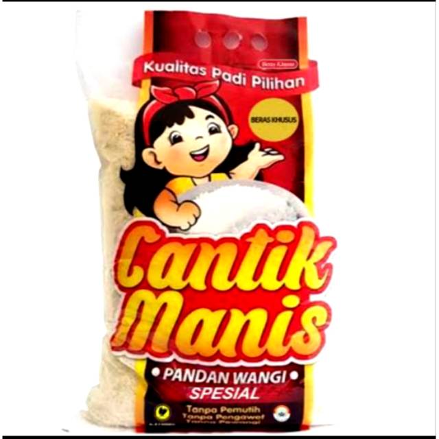 Jual Beras cantik manis pandan wangi special 5kg | Shopee Indonesia