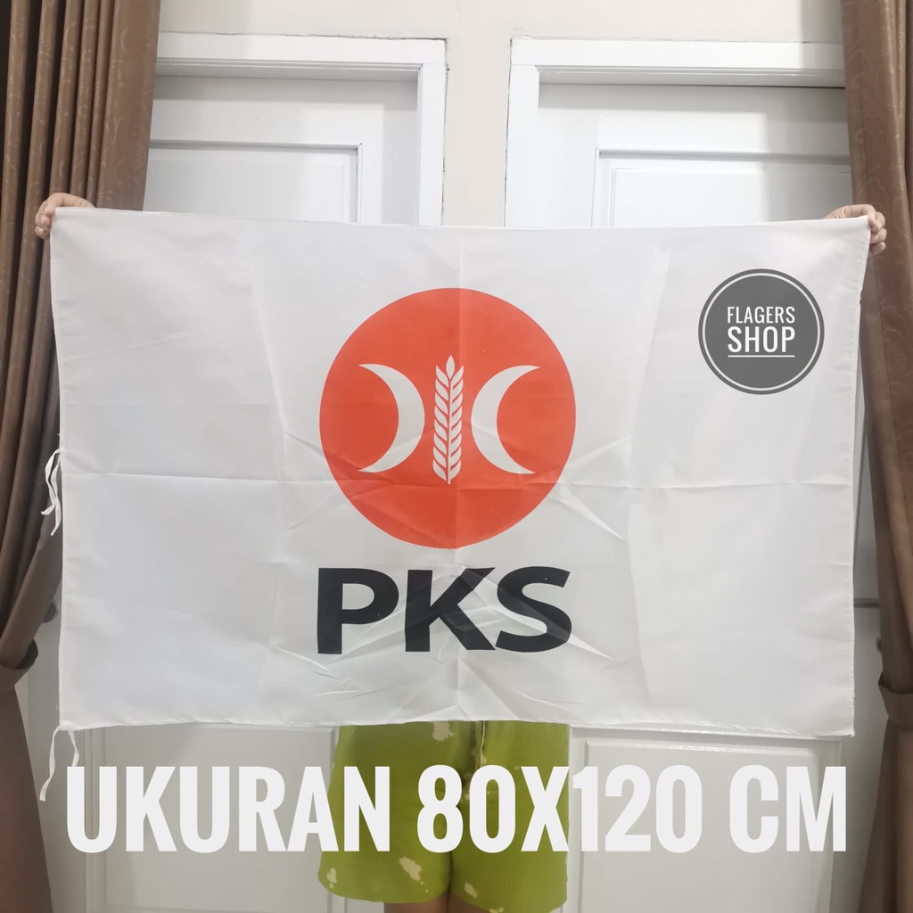 Jual [10 PCS] Bendera Partai PKS 80x120 cm - Logo Baru | Shopee Indonesia