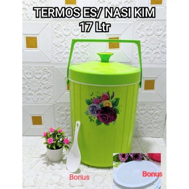 Jual Termos Nasi / Es Batu Kimplast Ukuran 17 Ltr | Shopee Indonesia