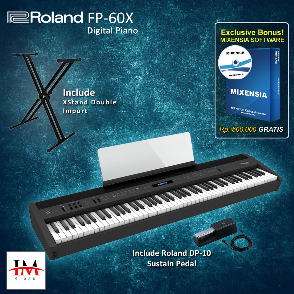 Jual Roland FP60X / FP 60 X / FP 60X Digital Piano | Shopee Indonesia