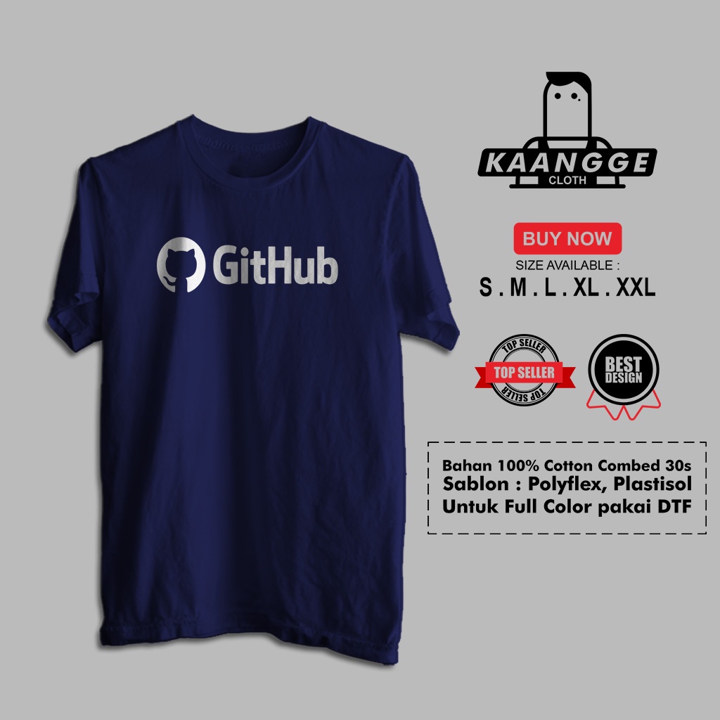 Jual Kaos Github Logo Baju Perusahaan | Shopee Indonesia