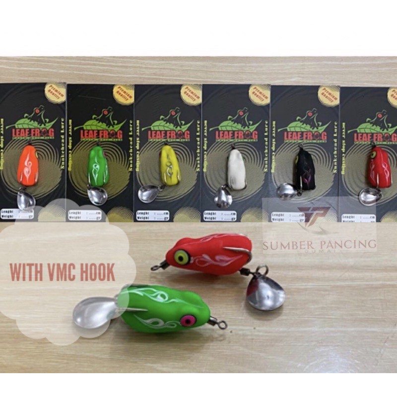 Jual SOFT FROG LEAF FROG SINGLE BLADE 3cm | Shopee Indonesia