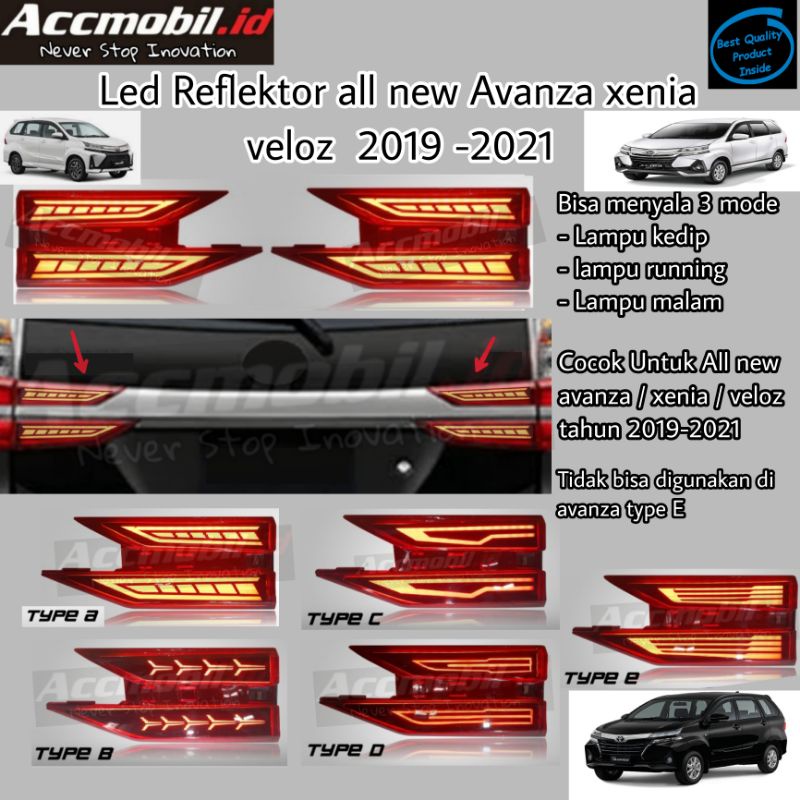 Jual lampu led reflektor all new avanza xenia veloz 2019-2021 | Shopee ...