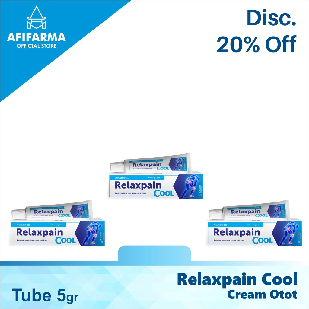 Jual [BUNDLE 3] RELAXPAIN COOL Cream Anti Pegal dan Nyeri Otot | Shopee ...