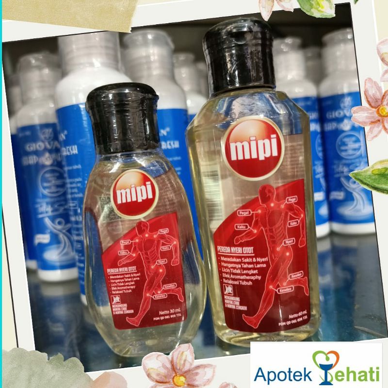 Jual MIPI Minyak Gosok 60 mL & 30 mL Membantu Meredakan Nyeri Otot | Shopee Indonesia