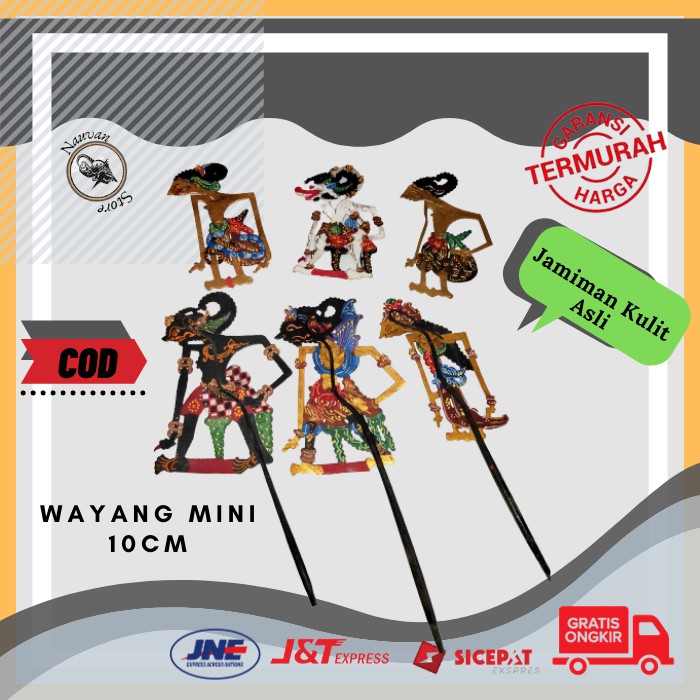 Jual Wayang mini 11cm wayang souvenir pernak pernik | Shopee Indonesia