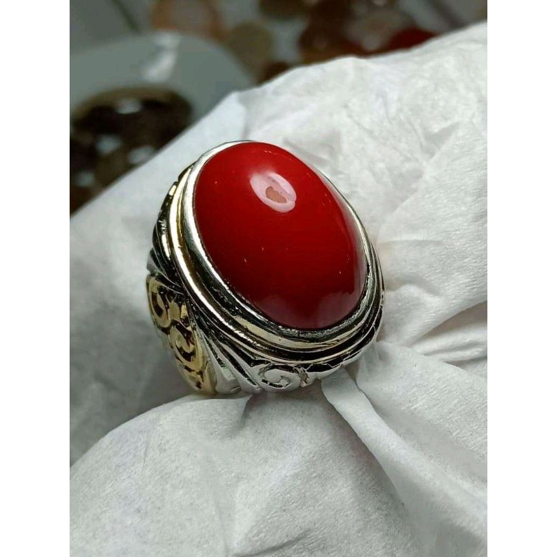 Jual batu akik red marjan asli natural | Shopee Indonesia