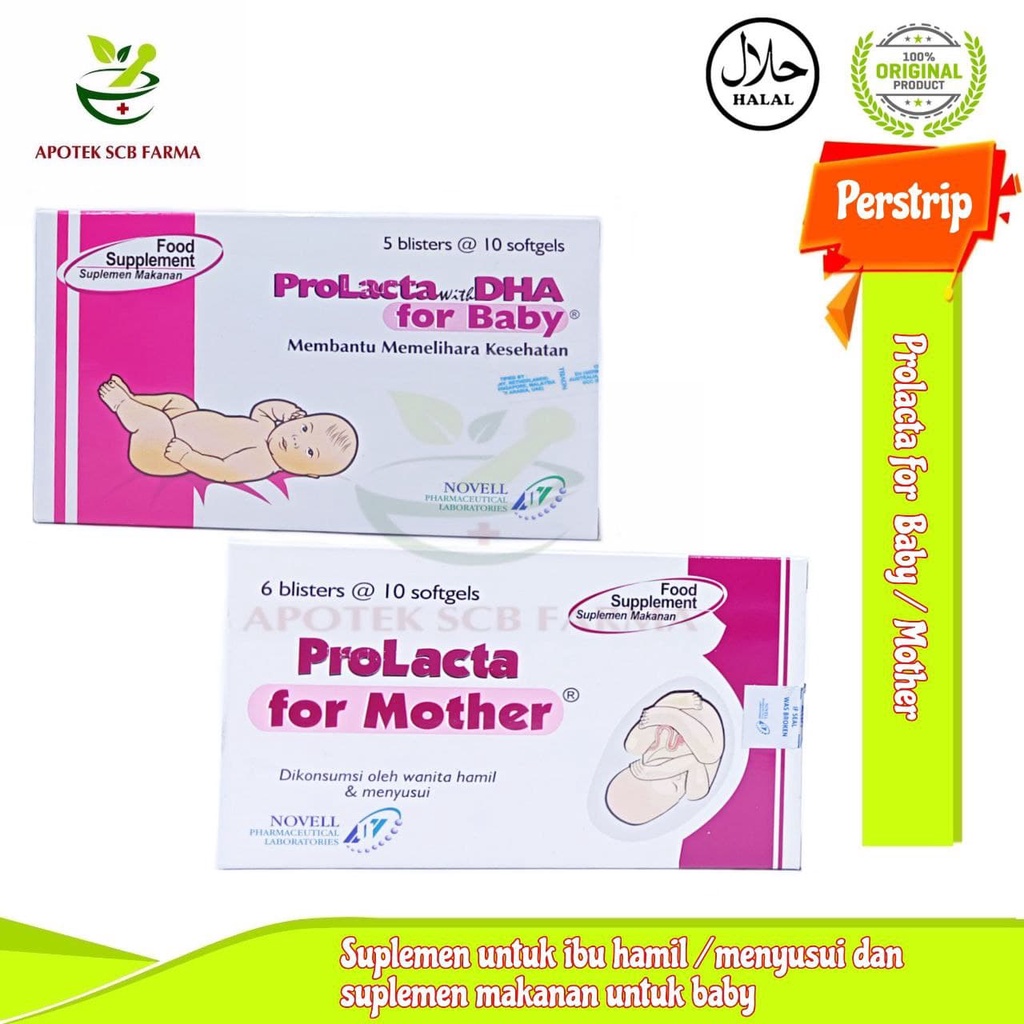 Jual Prolacta With DHA For Baby / For Mother - Perstrip | Shopee Indonesia