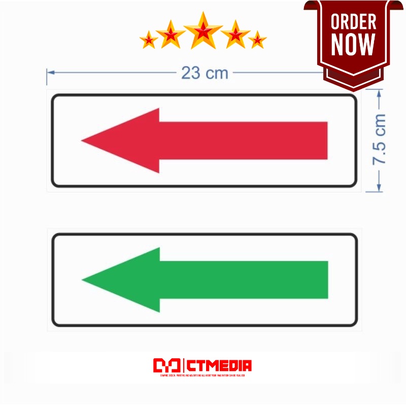 Jual STIKER ARAH PANAH | Shopee Indonesia