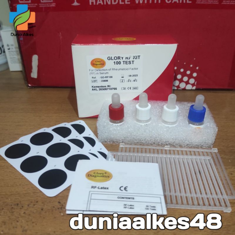 Jual Reagen RF Latex Kit 100 Test Glory Diagnostics | Shopee Indonesia