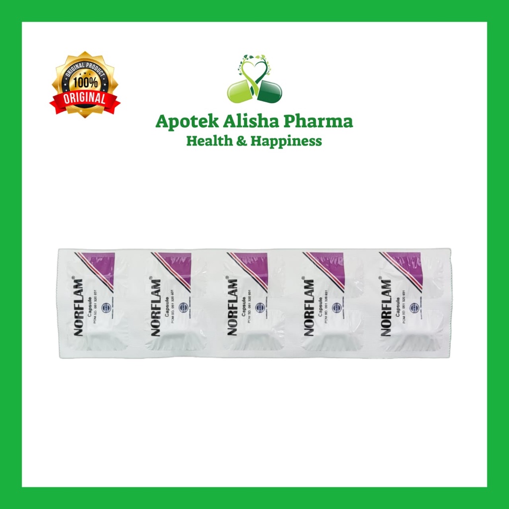 Jual Norflam Kapsul (Strip 10kapsul) - Norplam Kapsul Suplemen ...