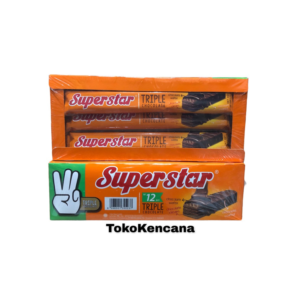 Jual Superstar Wafer Coklat (isi 12pcs) | Shopee Indonesia