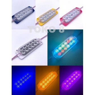 Jual LED MODUL LAMPU 12 MATA SMD 2835 10438 12 VOLT DAN 24 VOLT ...