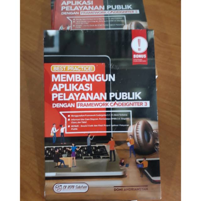 Jual BUKU MEMBANGUN APLIKASI PELAYANAN PUBLIK DENGAN FRAMEWORK ... Jual BUKU MEMBANGUN APLIKASI PELAYANAN PUBLIK DENGAN FRAMEWORK ...