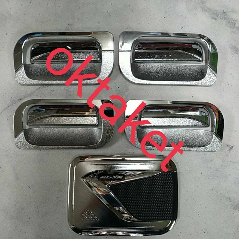 Jual paket outer handle tank cover Agya Ayla 2012 2016 2021 2022 chrome ...