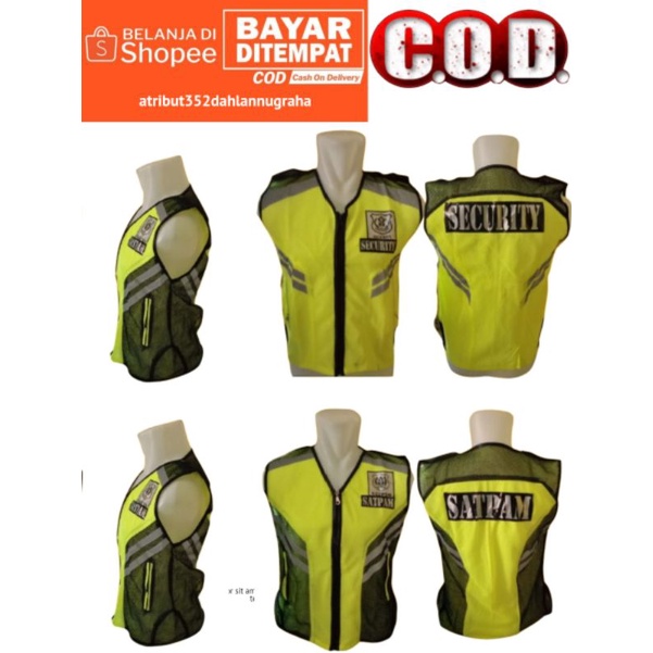 Jual Rompi Security Rompi Touring Rompi Safety | Shopee Indonesia