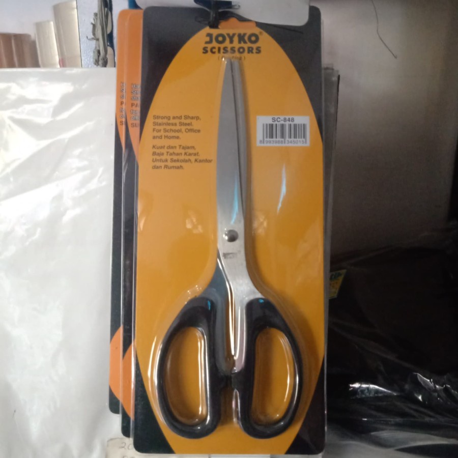 Jual Gunting Besar Stainles Steel Joyco Joyko SC-838 Tajam Anti KArat ...
