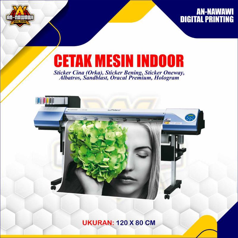 Jual Cetak Indoor. Cetak Sticker Meteran Vinyl Susu (Orka) / Sticker ... Jual Cetak Indoor. Cetak Sticker Meteran Vinyl Susu (Orka) / Sticker ...