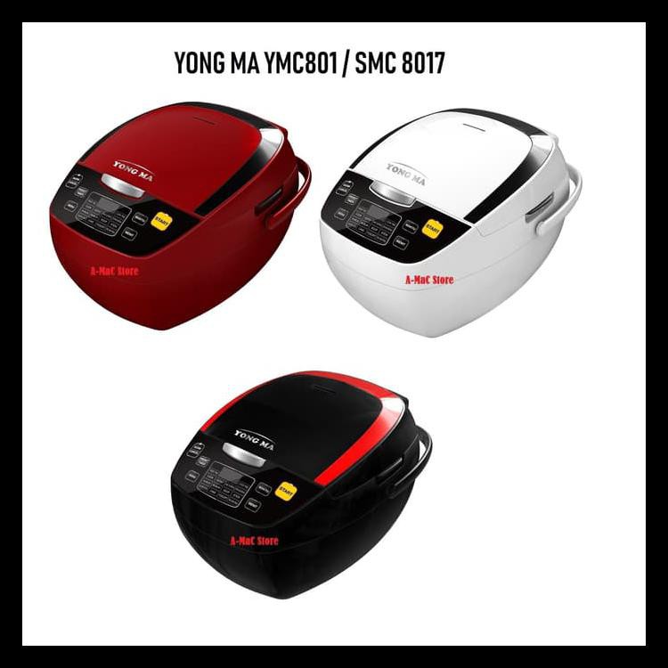 Jual Yong Ma Smc-8017 Digital Rice Cooker 2L - Smc8017 Smc 8017 - Putih ...