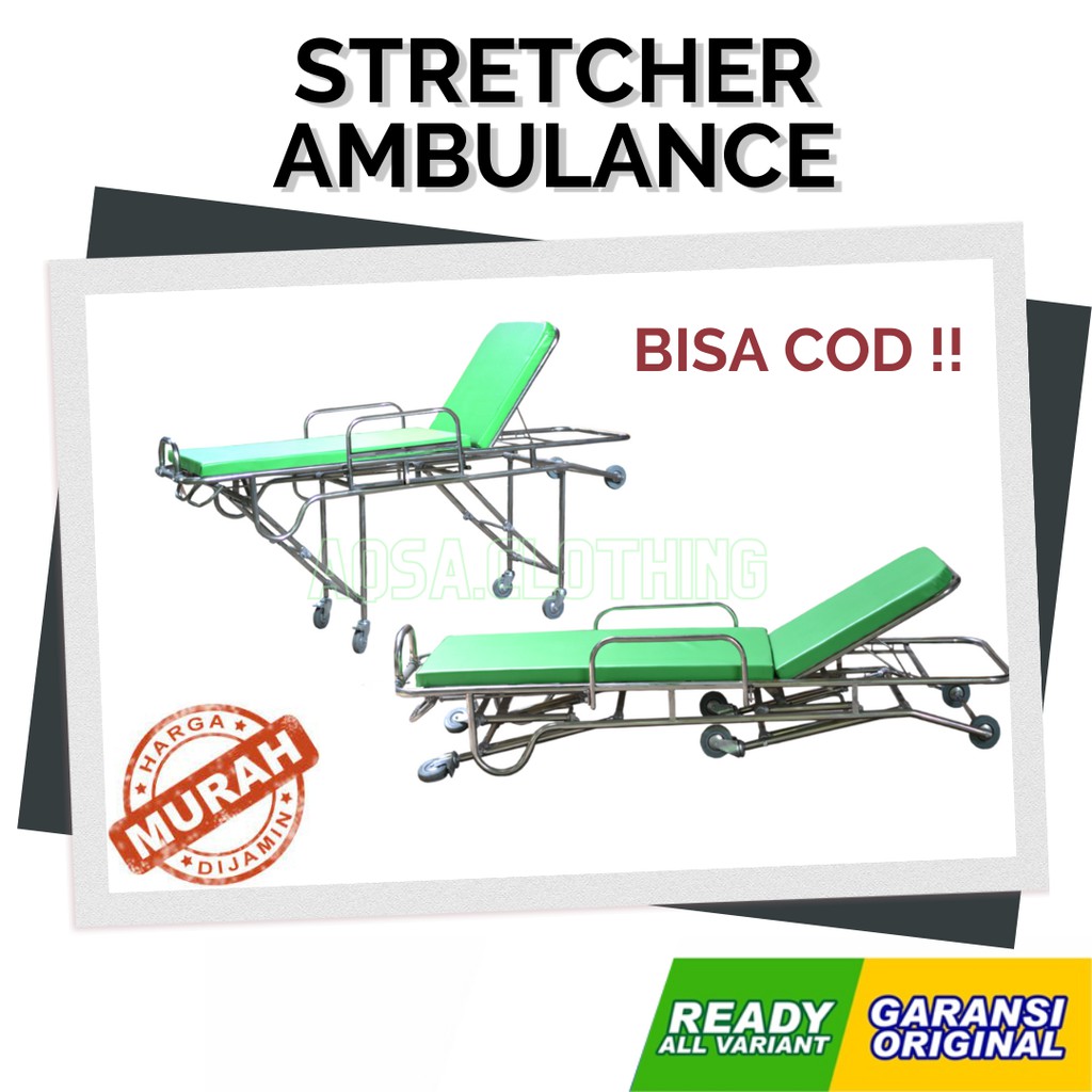 Jual (BISA COD) STRETCHER AMBULANCE/TANDU AMBULANCE STAINLES MURAH ...