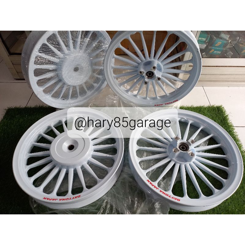 Jual VELG PELEG DAYTONA DASH WHEEL VARIO110 BEAT SCOOPY PUTIH ORIGINAL ...