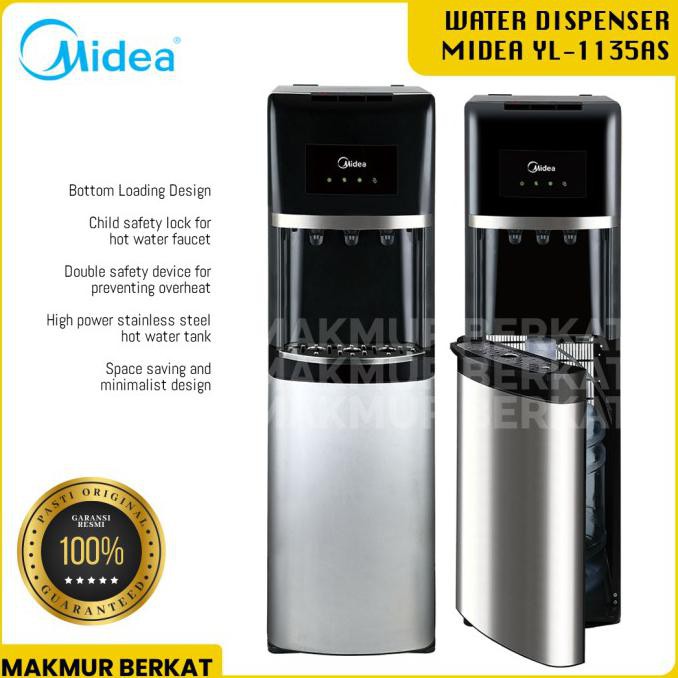 Jual Dispenser Galon Bawah Midea Yl 1135 As / 1135As Jetolita | Shopee ...