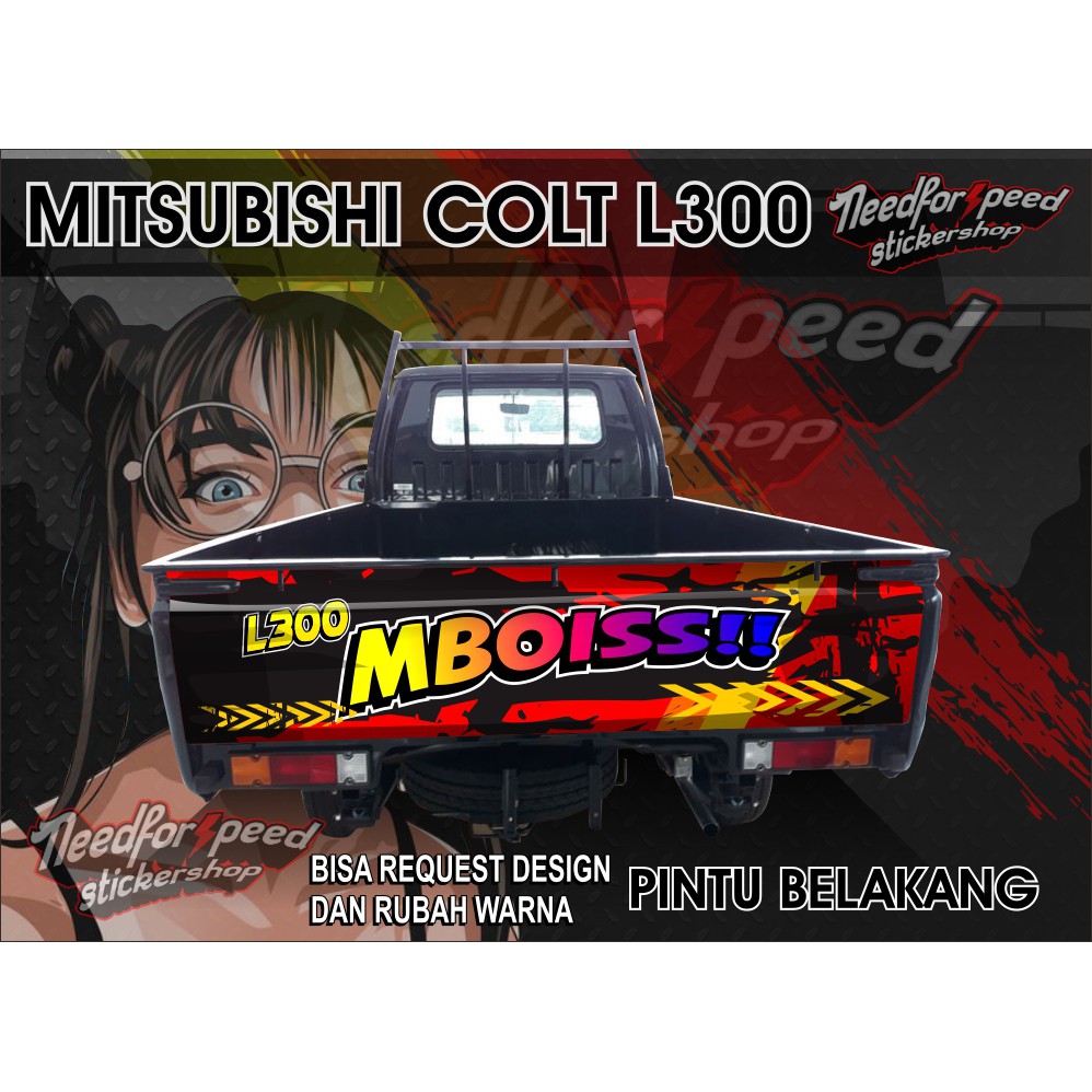 Jual DECAL STICKER COLT L300 MOTIF SUKA2 | Shopee Indonesia