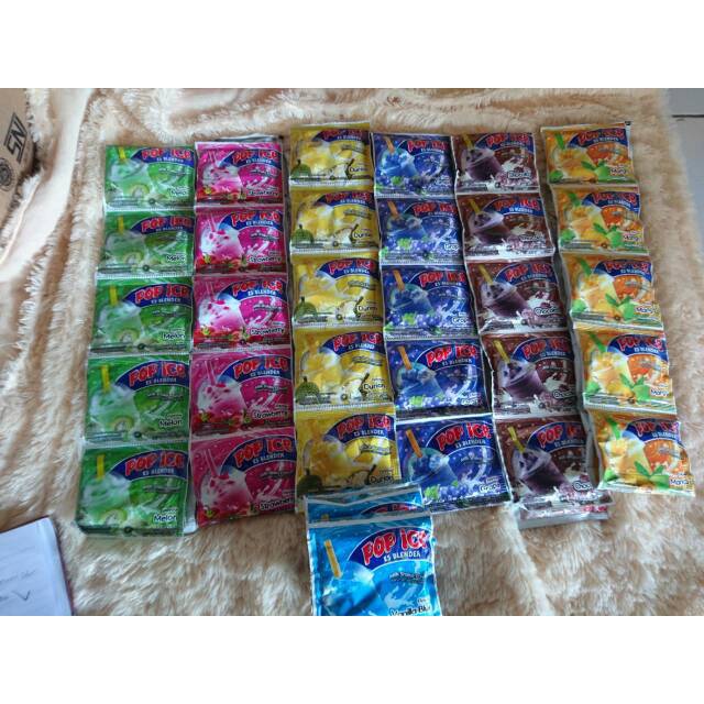 Jual Pop ice sachet 25gr 10 pcs | Shopee Indonesia