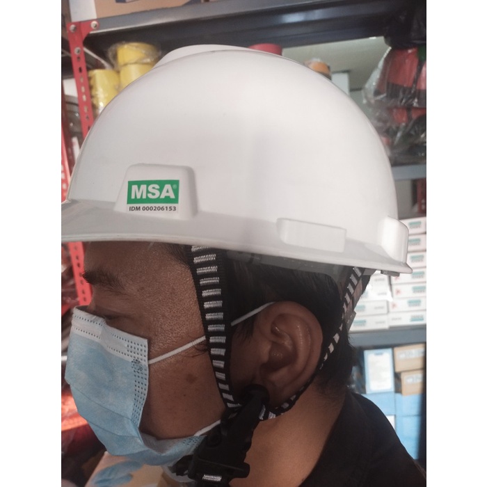 Jual Helm MSA Inner Staz on Ikat + Tali Dagu V Y | Shopee Indonesia