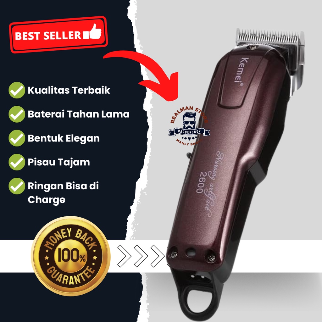 Jual ALAT CUKUR RAMBUT [COD] - Original 100% Alat Cukur Rambut Elektrik Premium Quality / Hair ...