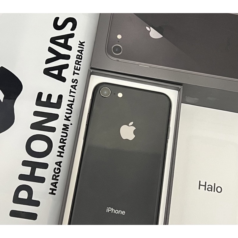 Jual iPhone 8 64 GB Grey Garansi Internasional | Shopee Indonesia