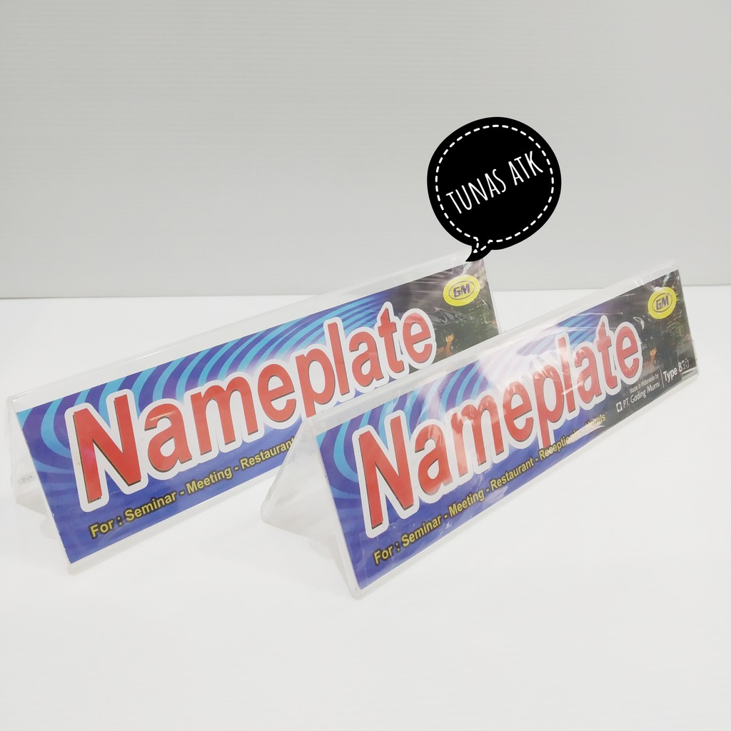 Jual GM NAME PLATE TYPE 830 8 X 30 CM | Shopee Indonesia