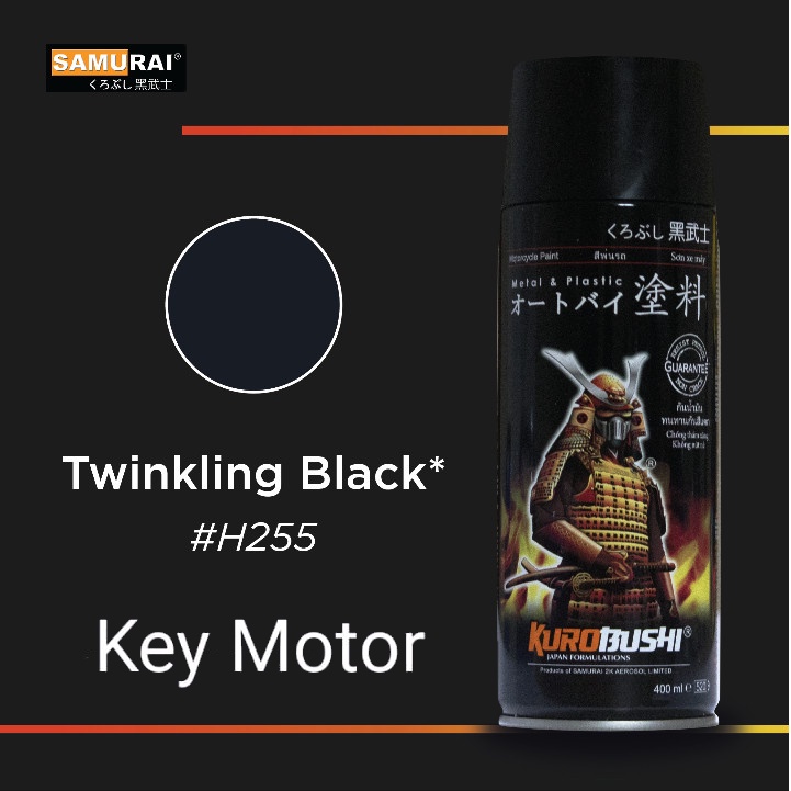 Jual Cat Semprot Pilok Pylox Pilox Samurai 400ml - Twinkling Black H255 ...