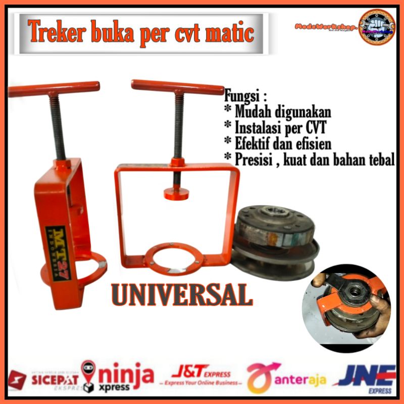 Jual Treker per CVT | CLUTCH SPRING COMPRESSOR Alat pembuka per cvt matic universal | Shopee ...