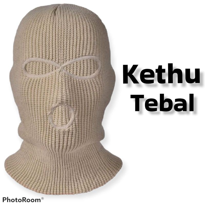 Jual Topi Sebo/Topi Ninja/Topi Kethu/Kupluk Lubang 3/Topi Topeng/Topi ...